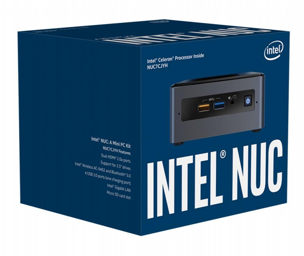 Mini PC Nuc Kit Intel NUC7CJYH Celeron J4005 DDR4 - Intel