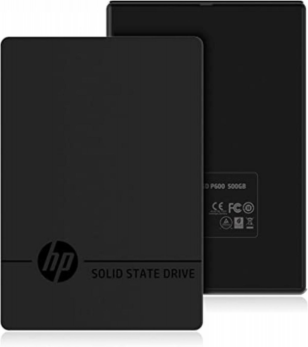 HD Externo 500GB HP P600 Preto - HP