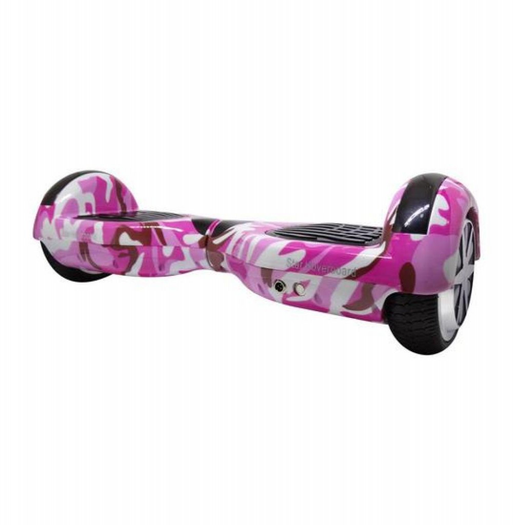 Scooter Hoverboard Interbras 6.5 BT/LED/BOLS ROSA - Geral