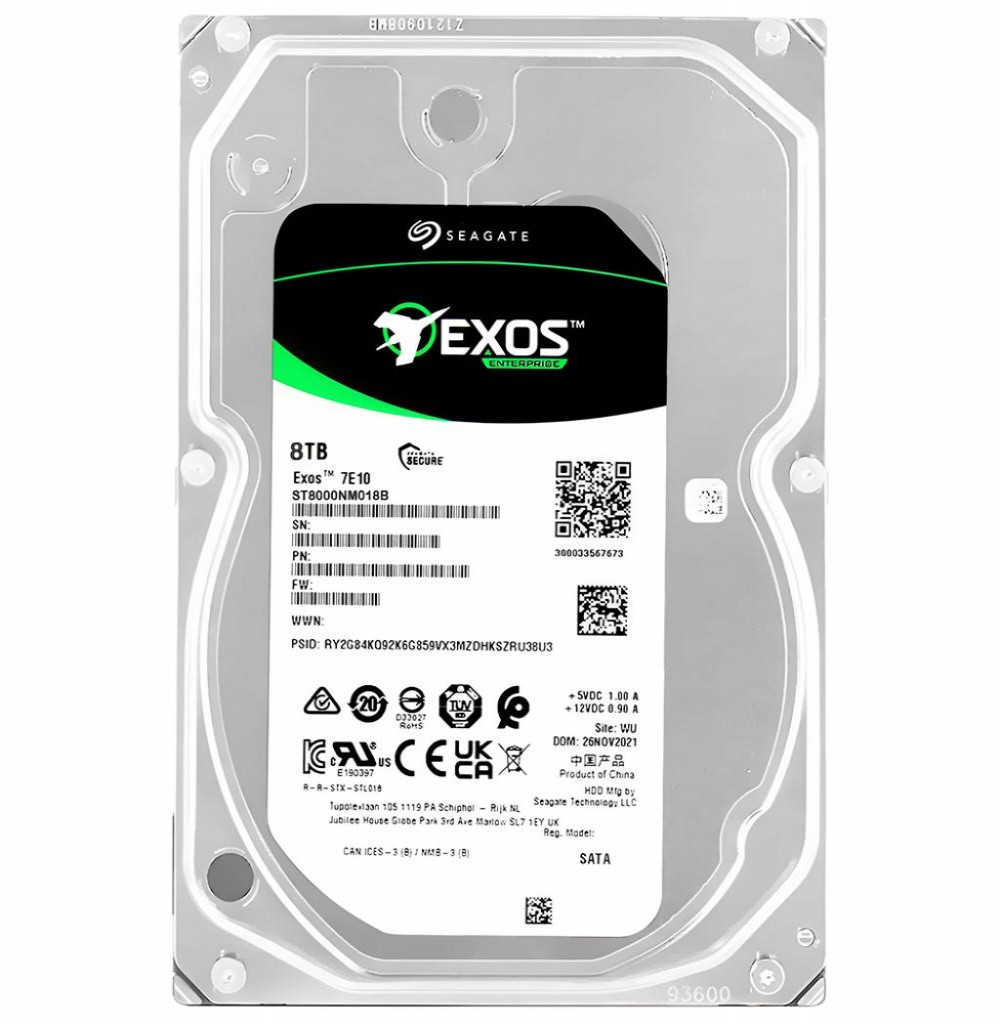 HD SATA3 8TB Seagate Exos 7E10 ST8000NM018B - Seagate