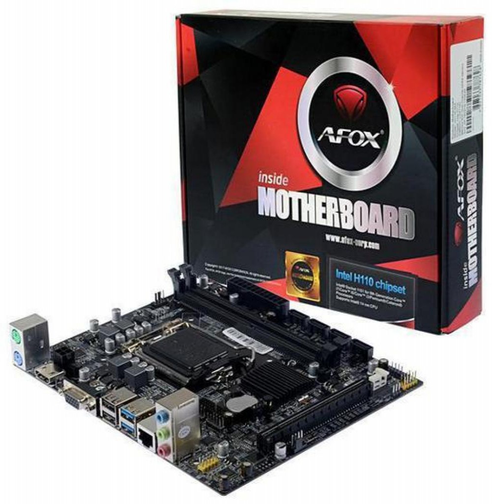 Placa-Mãe Intel (1151) Afox IH110-MA4 - Afox Placa-Mãe Intel (1151) Afox IH110-MA4 - Afox