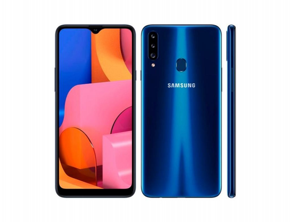 Celular Samsung A20S A207M/DS 32GB Dual Azul - Samsung