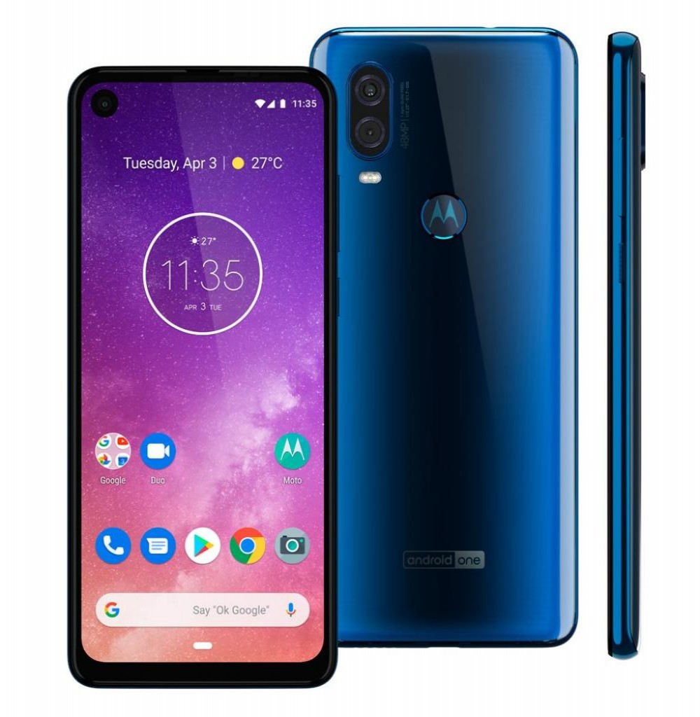 Celular Motorola One Vision XT-1970 128GB Azul - Motorola