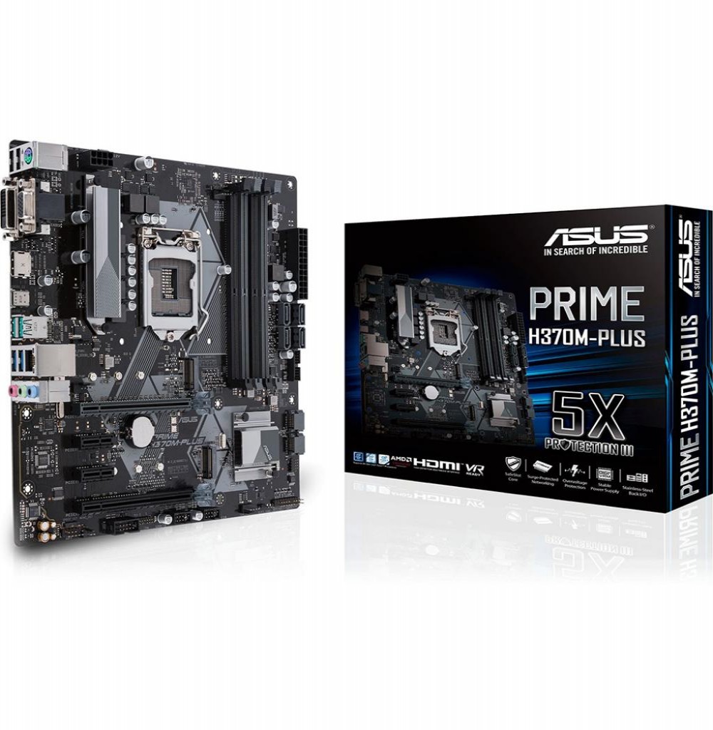 Placa Mãe Asus Prime B360-Plus Intel Soquete LGA 1151 - Asus