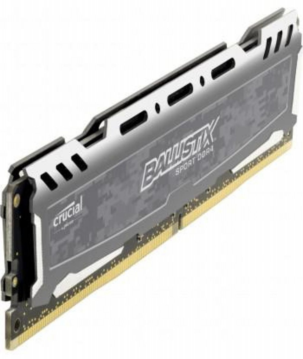 Memória DDR4 4GB 2400 Crucial Ballistix Gaming Cinza - Crucial Memória DDR4 4GB 2400 Crucial Ballistix Gaming Cinza - Crucial